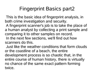 How Fingerprint Scanners Work | PDF | Consumer Electronics | Technology ...