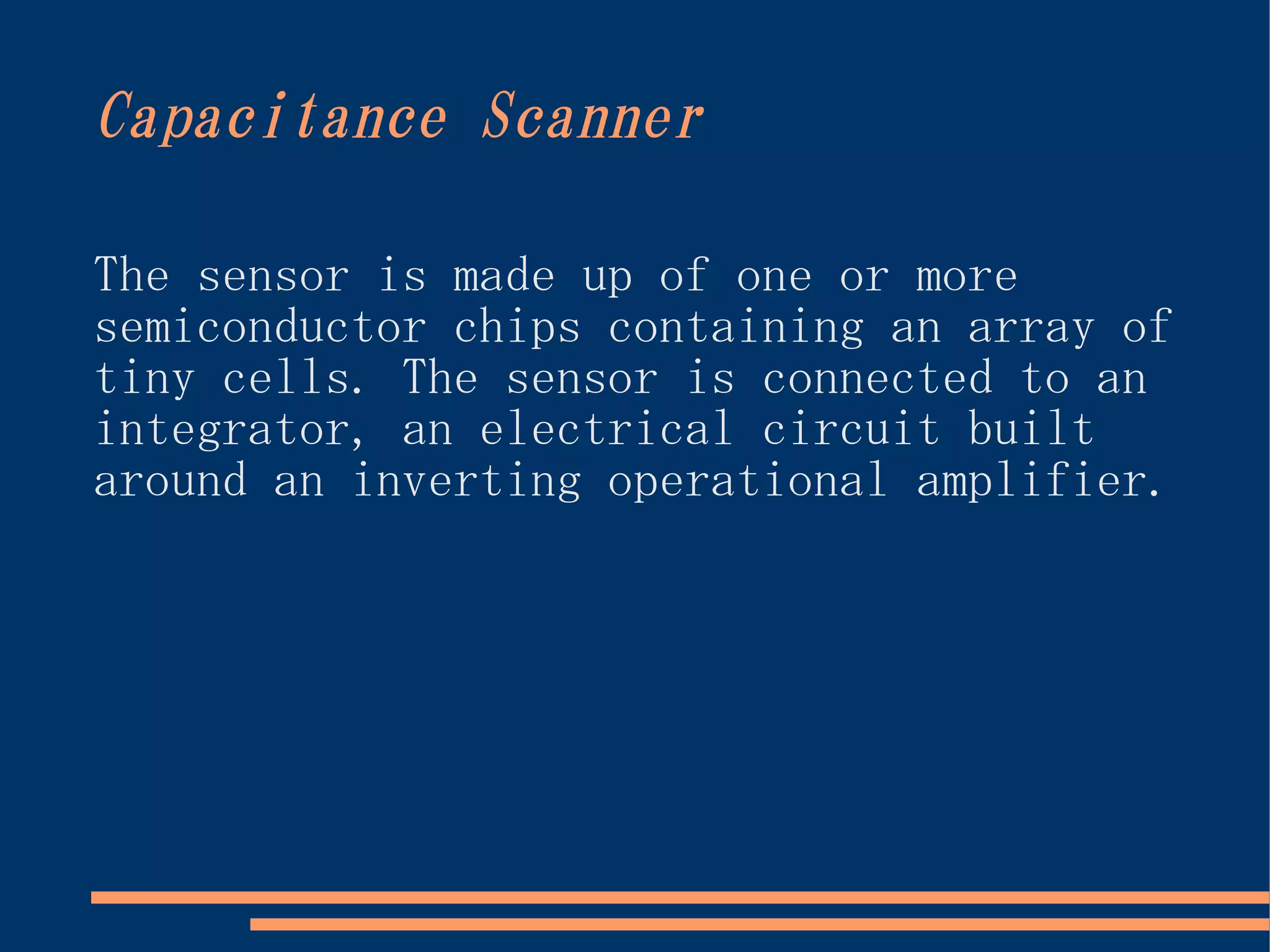 How Fingerprint Scanners Work | PPT