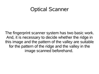 How Fingerprint Scanners Work | PDF
