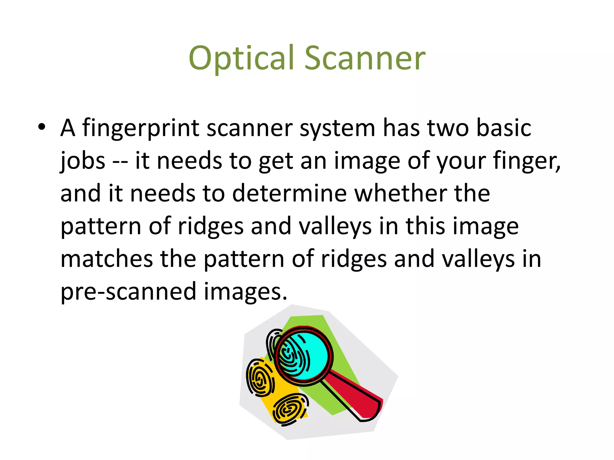 How fingerprint scanners work | PDF