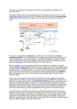 How fingerprint scanners work | PDF