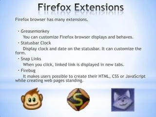 How Firefox Work | PPTX
