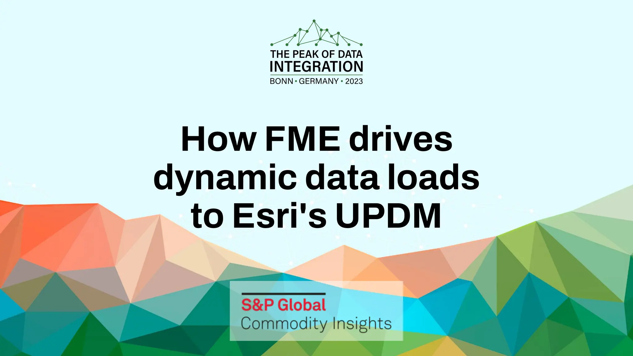 How FME drives Dynamic Data Loads to Esri's UPDM | PDF
