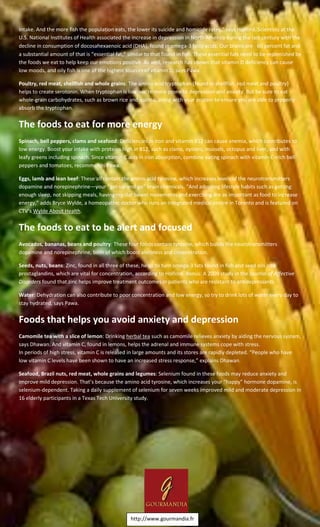 How foods affects you mood | DOCX