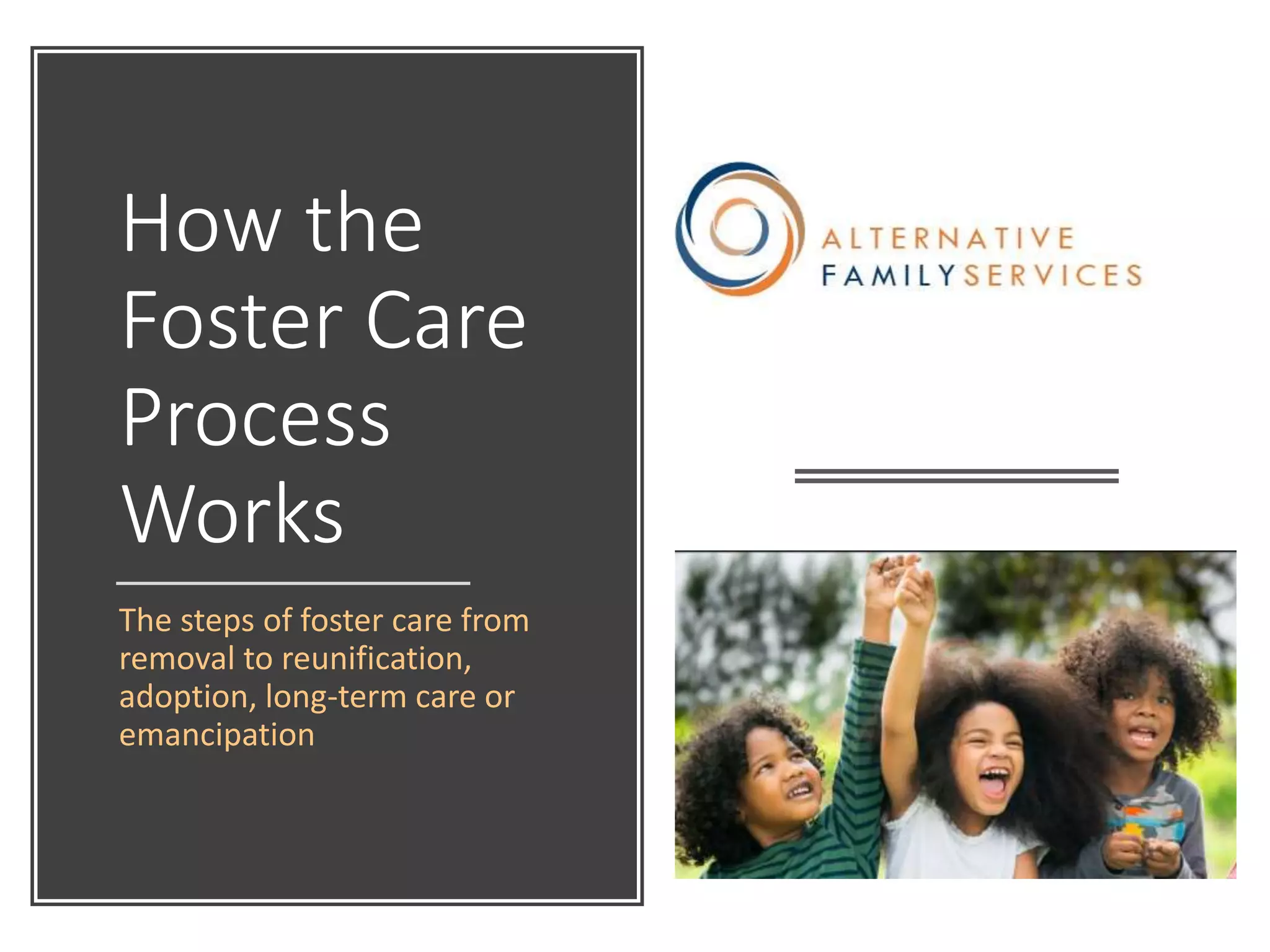 How Foster Care Works From Start to Finish | PPTX