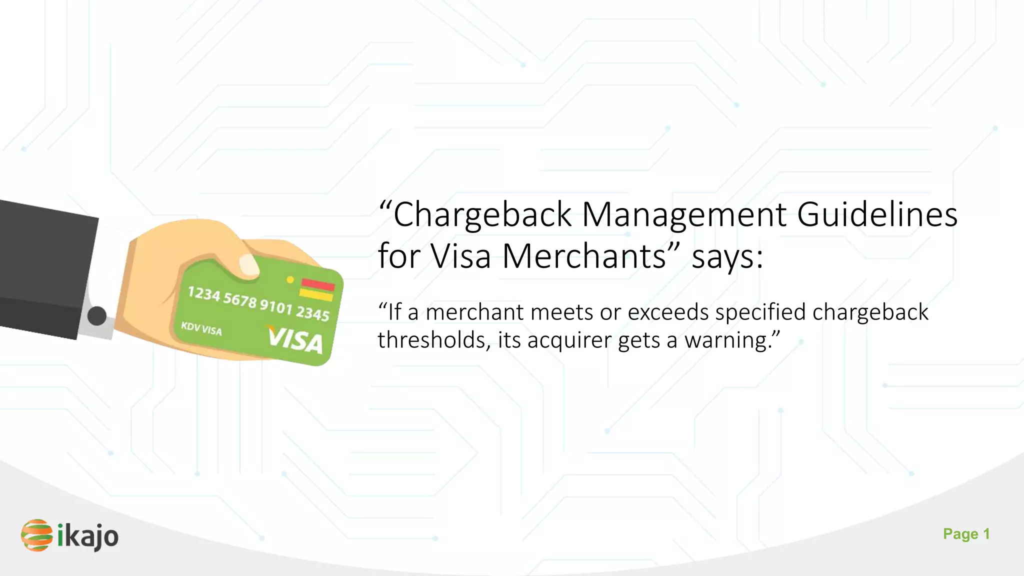How fraud and chargeback prevention works | PPT