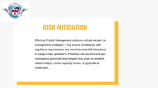 How Freight Management Solutions Improve Supply Chain Efficiency | PPT
