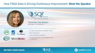 How FSQA Data is Driving Continuous Improvement | PPTX