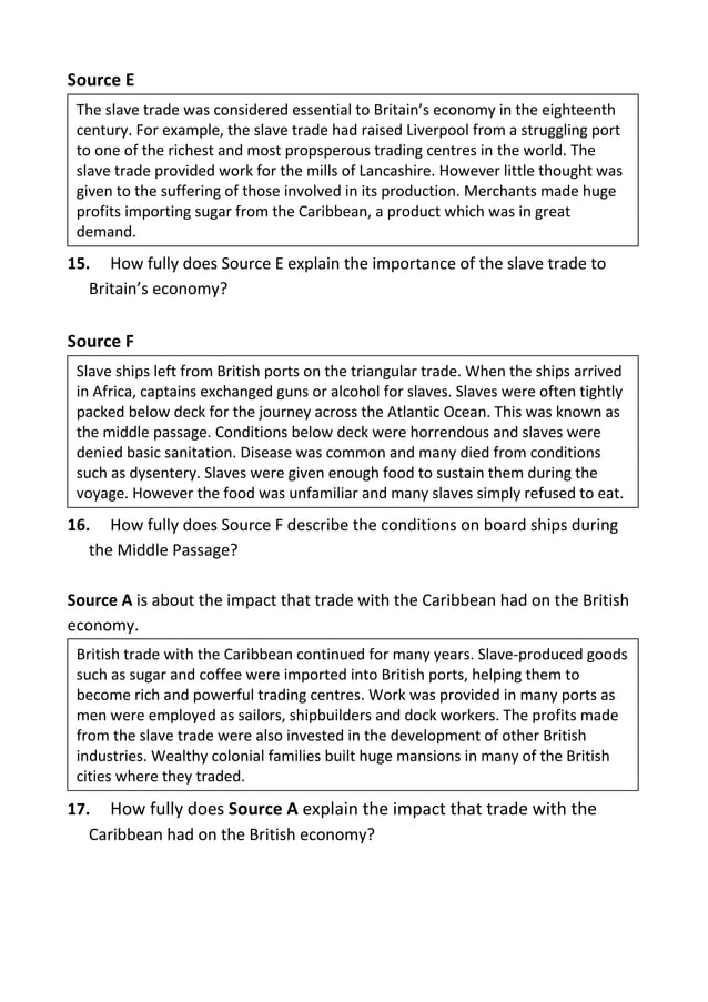 Example National 5 History questions - How fully? | PDF | Crime ...