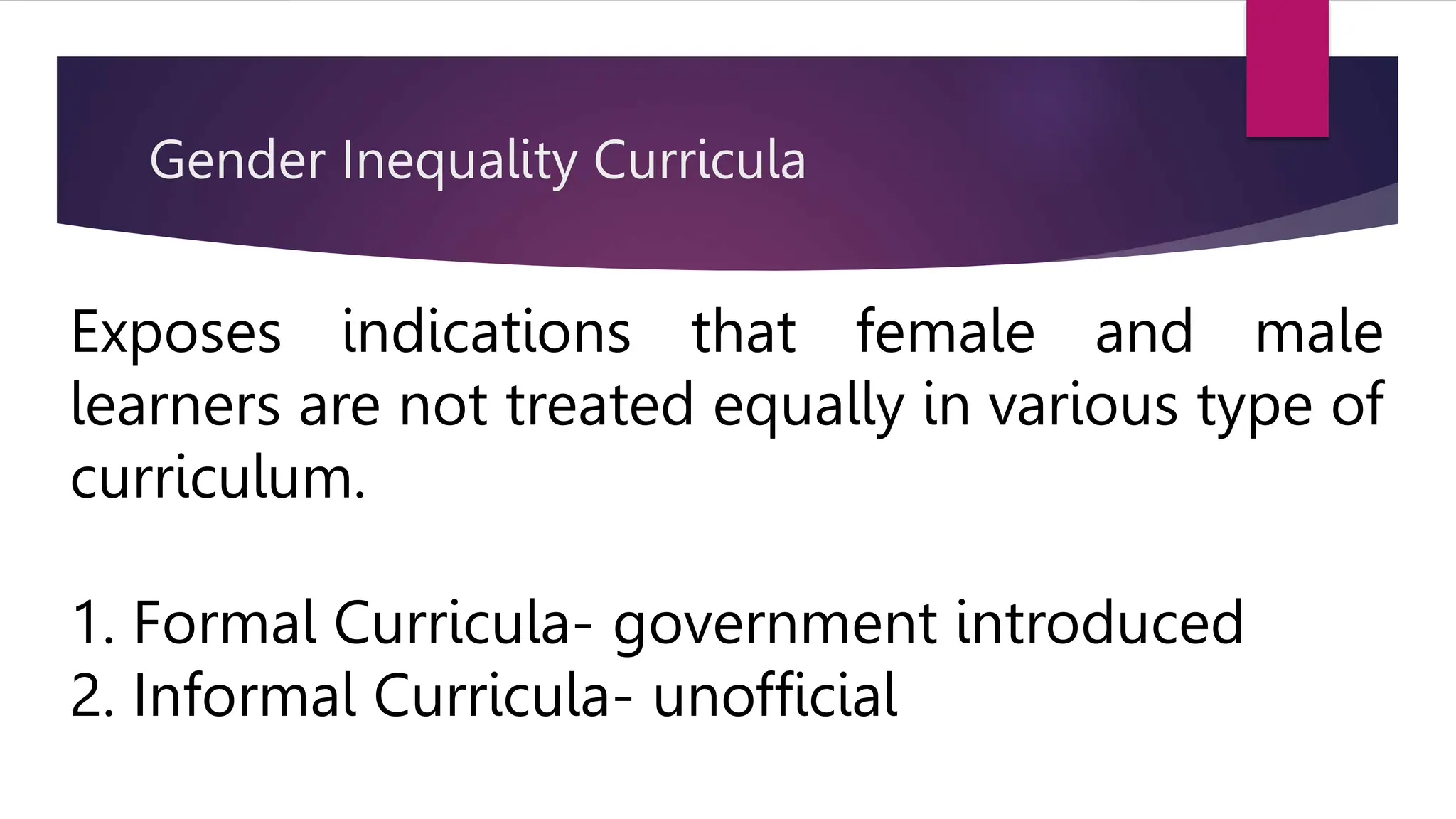 How Gender Factor Affects Curriculum Development.pptx