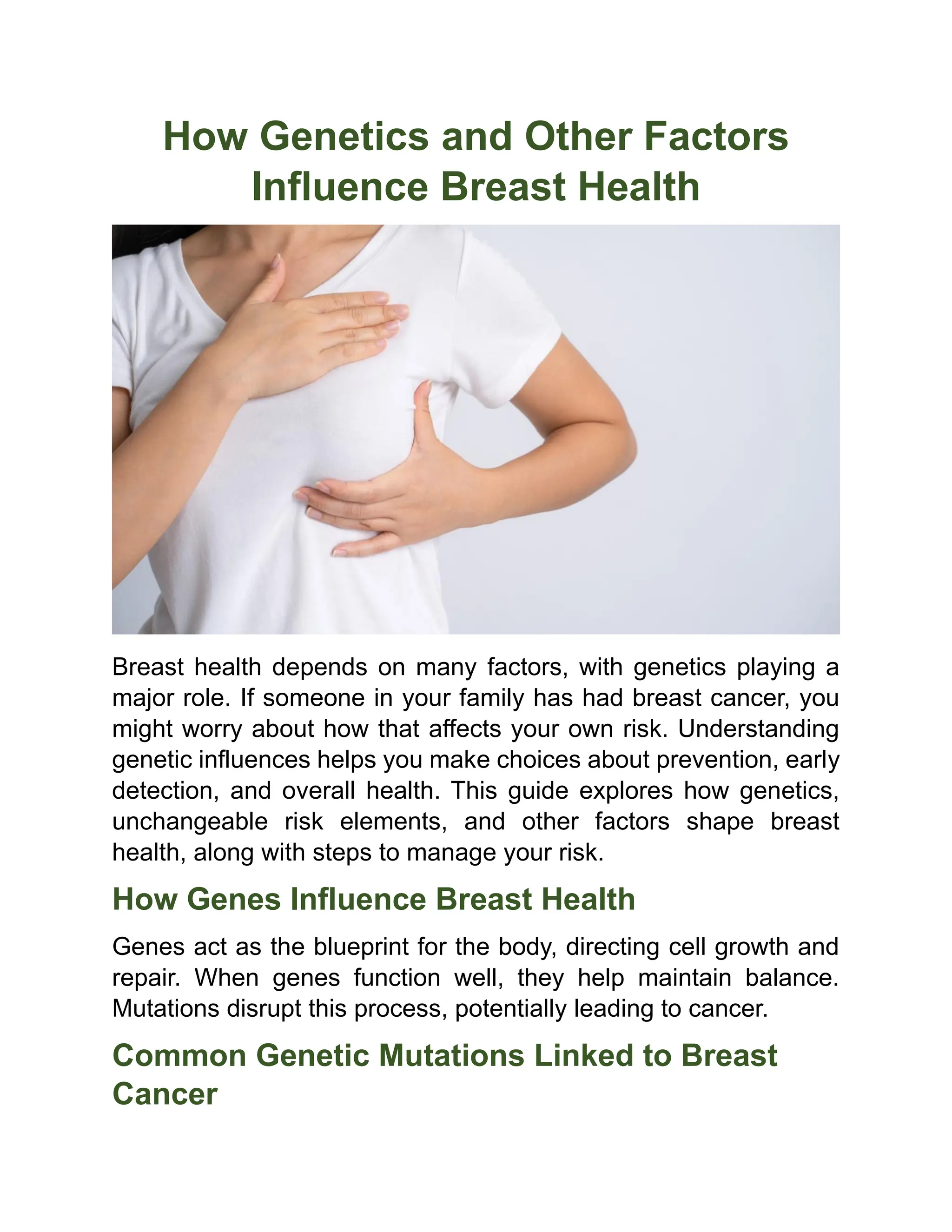 How Genetics and Other Factors Influence Breast Health.pdf