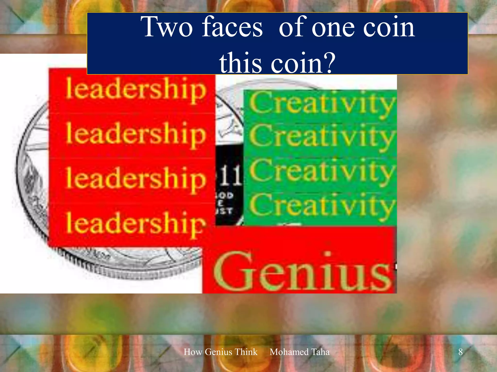 How genius think let us know | PPT