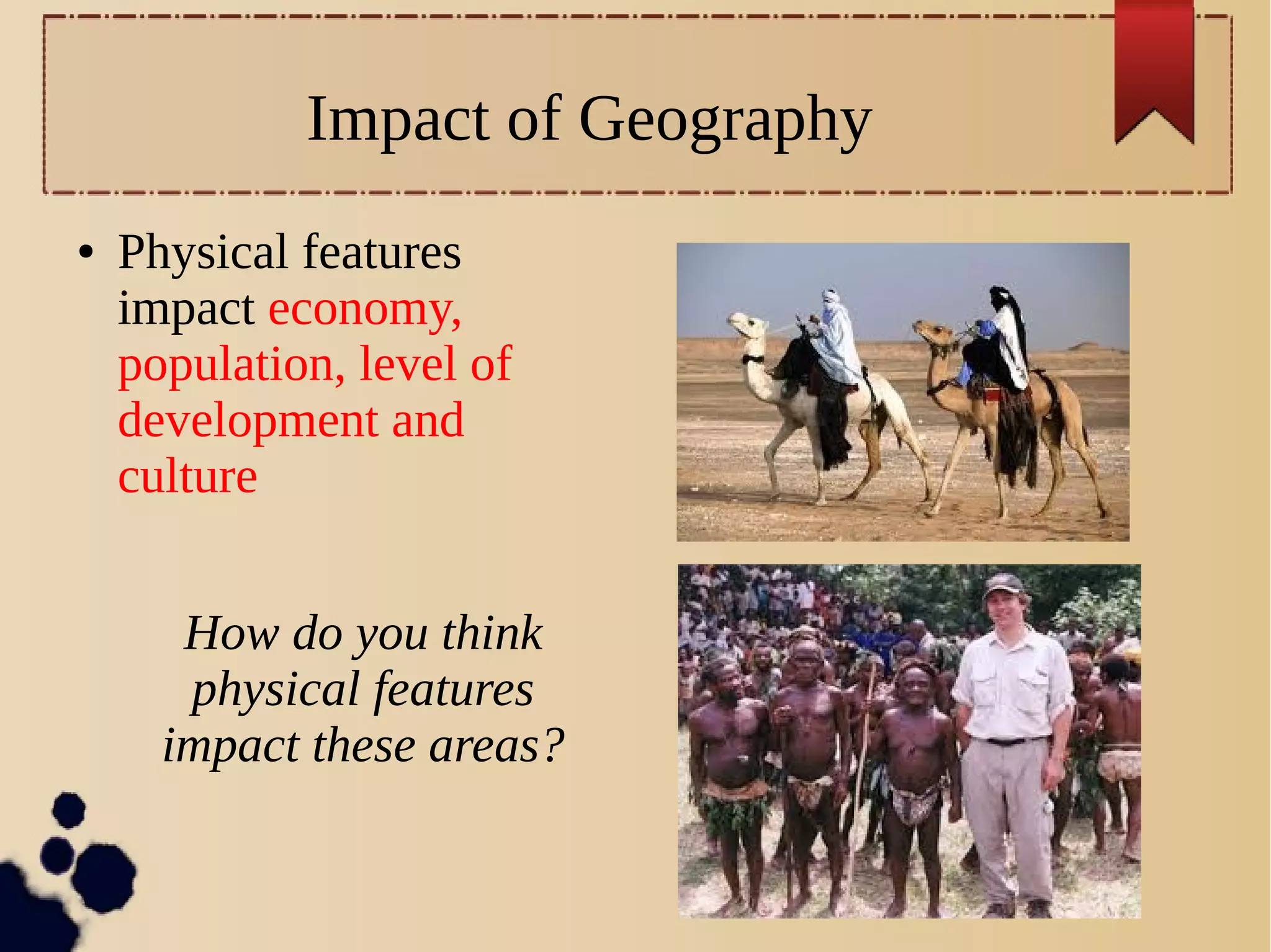 How geography impacts people | ODP
