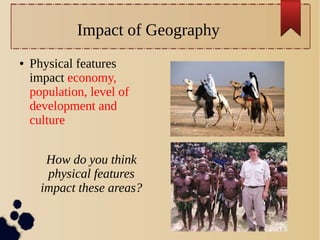 How geography impacts people | ODP