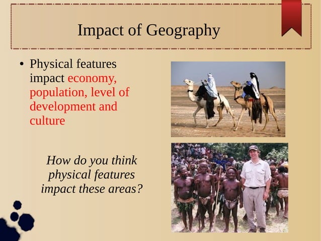 How geography impacts people | PPT
