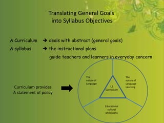How goals become realized through instructional plans | PPTX ...