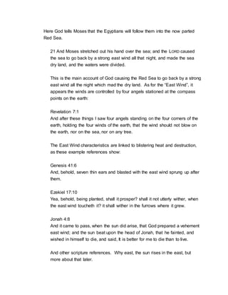 How God May Have Parted the Red Sea | DOCX