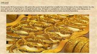 How gold purity is measured | PPTX