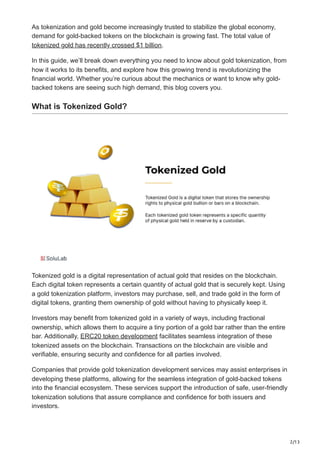 How Gold Tokenization is Changing Investments Forever.pdf | Free Download