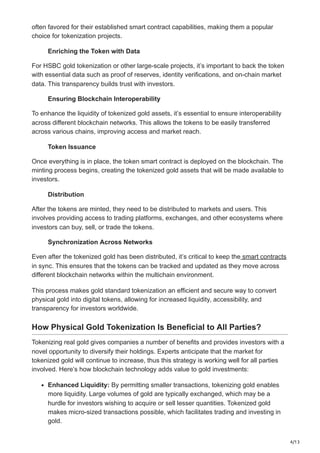 How Gold Tokenization is Changing Investments Forever.pdf | Free Download