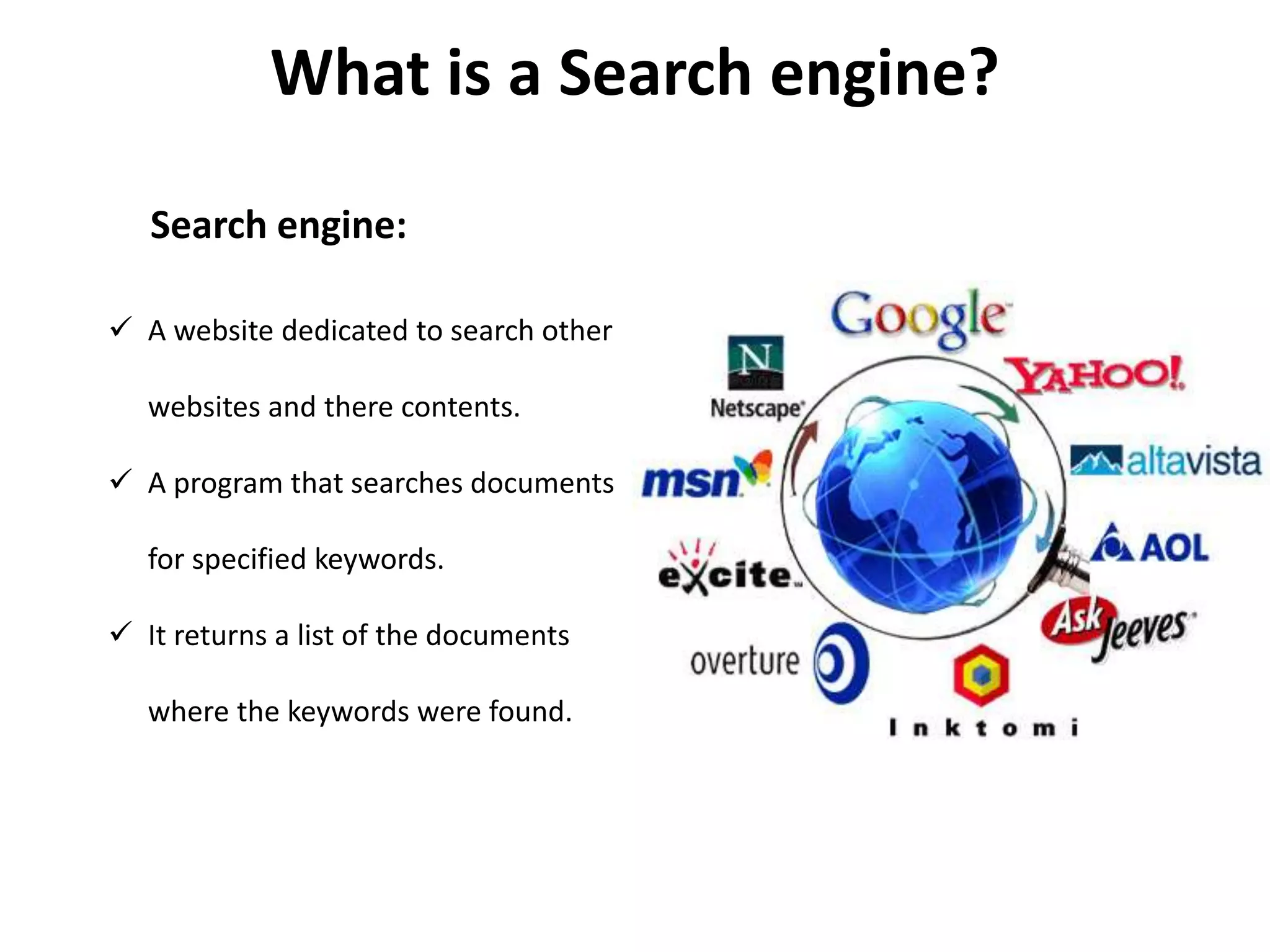How google search engine work | PPTX
