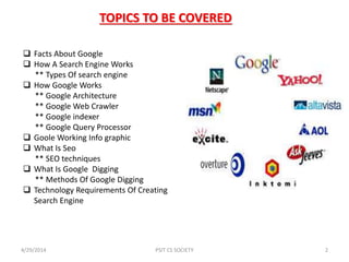 How google works and functions: A complete Approach | PPTX | Search ...