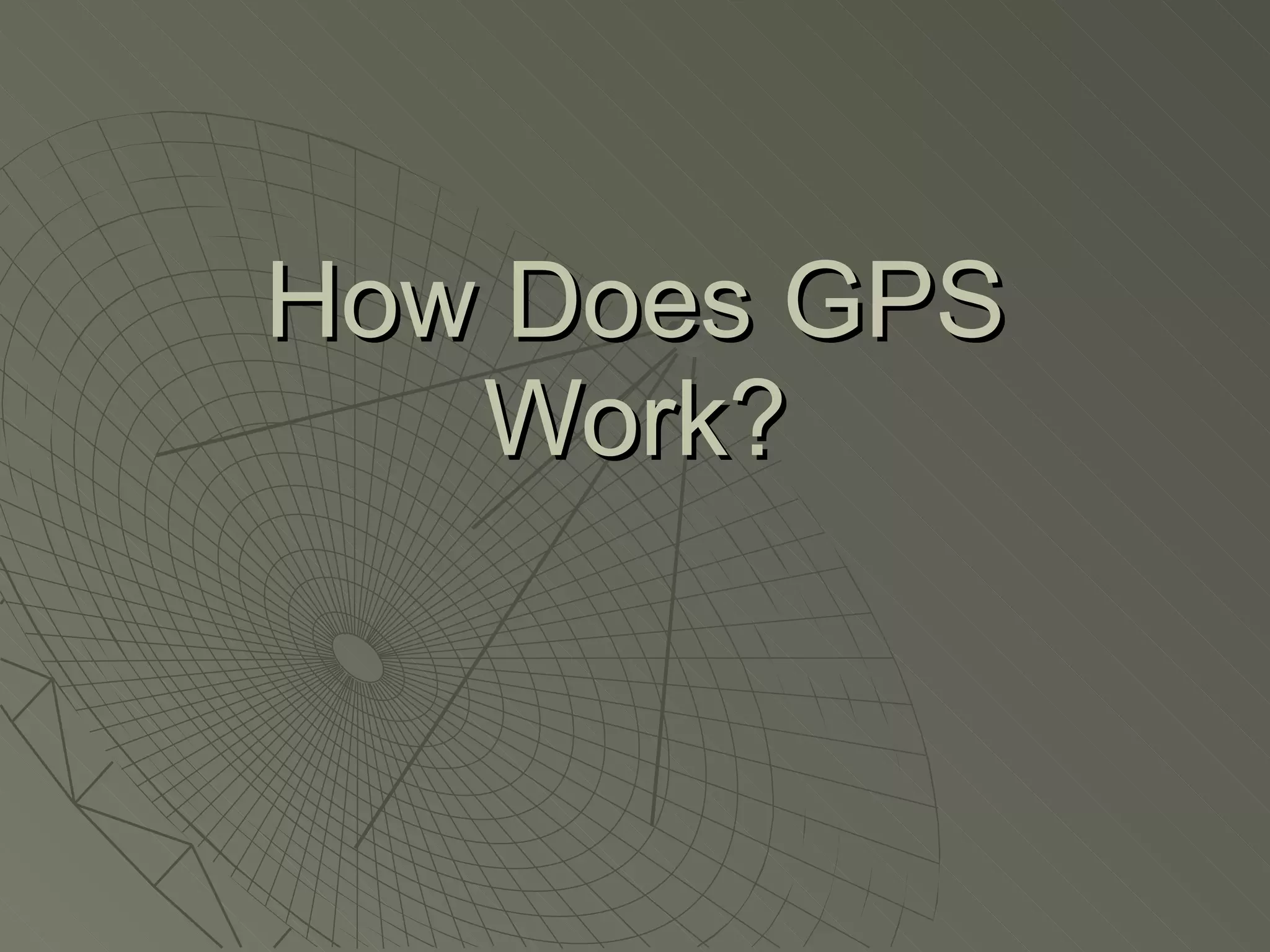 How gps works | PPT