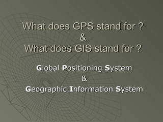How gps works | PPT | Geography | Science