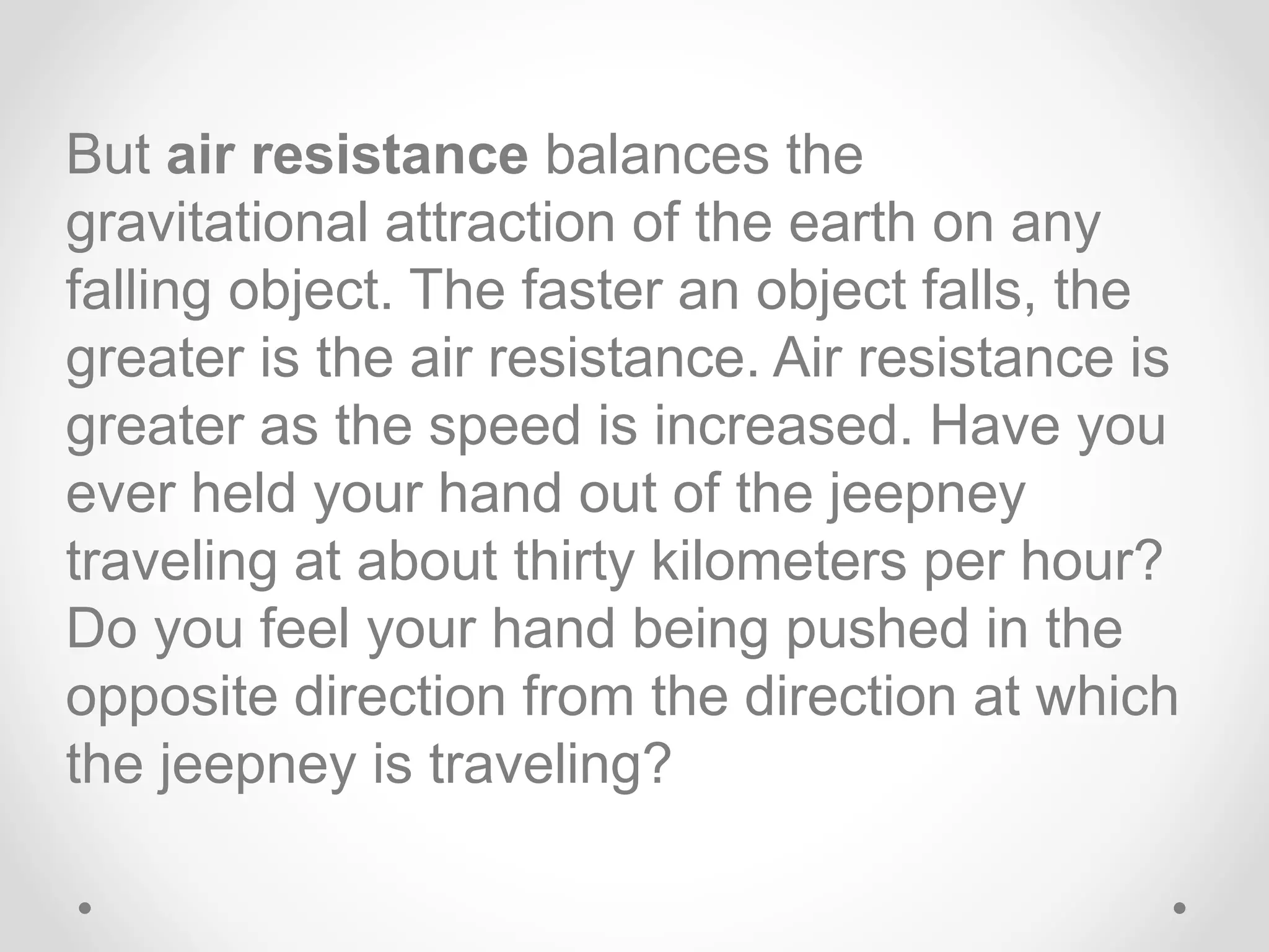 How gravity and friction affects motion | PPTX