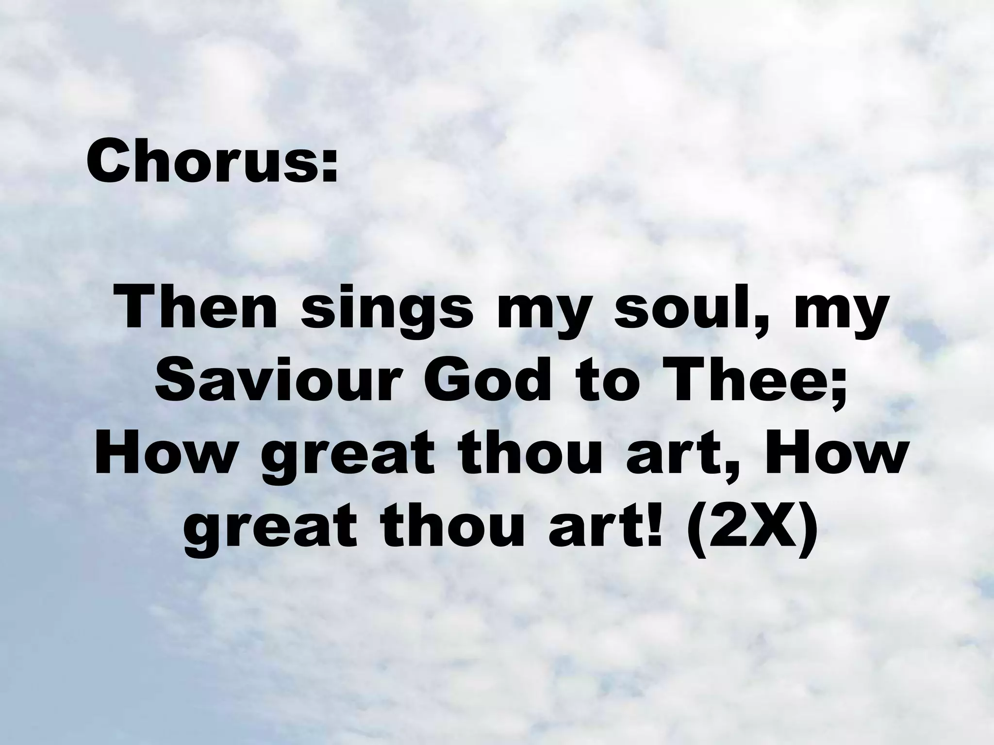 How Great Thou Art | PPTX