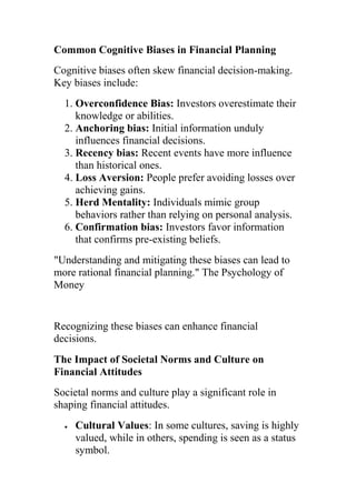 How Greed Influences Wealth Lessons from 'The Psychology of Money' | PDF