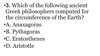 How Greeks Knew that the Earth is Spherical.pptx | Geography | Science