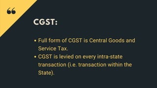 How gst work in India? | PPTX