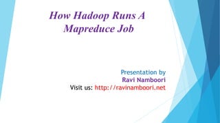 Hadoop Mapreduce Job Execution By Ravi Namboori Babson | PPTX