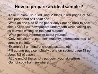 How handwriting communicates | PPT