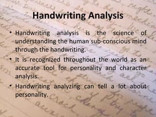 How handwriting communicates | PPT