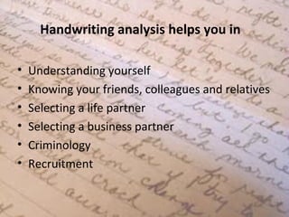 How handwriting communicates | PPT