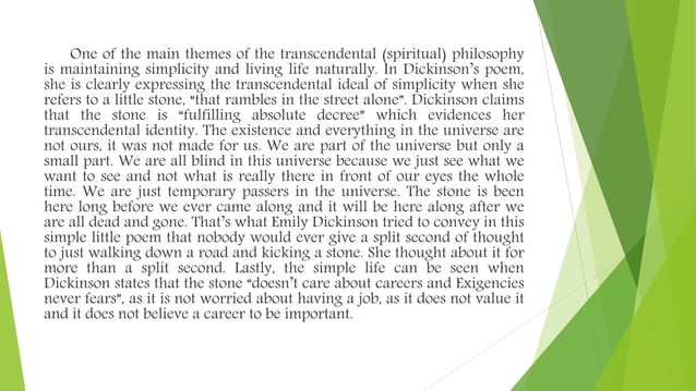 How happy is the little stone poem by Emily Dickinson Summary and ...