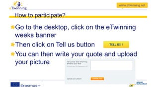 How has e twinning influenced your teaching tell-us[1] | PPTX