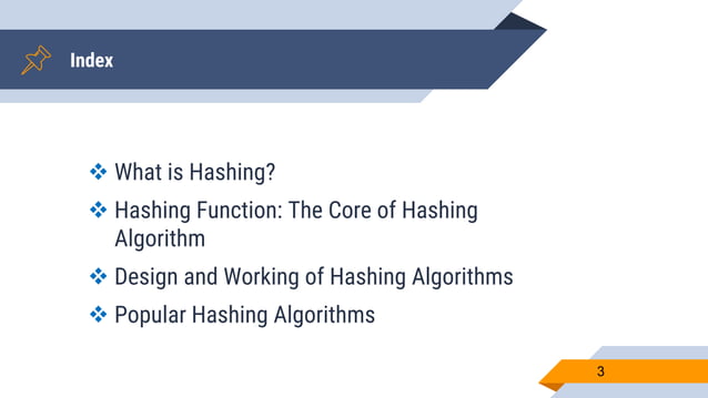 How Hashing Algorithms Work | PPTX