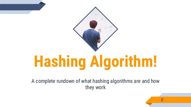 How Hashing Algorithms Work