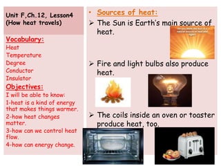 How heat travels g3 | PPTX
