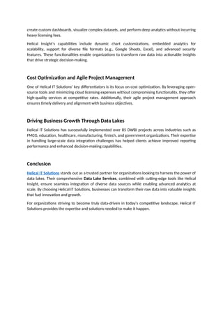 How Helical IT Solutions Helps You Achieve Seamless Data Integration ...