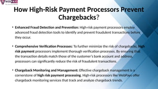How High-Risk Payment Processors Prevent Chargebacks? | PPTX | Web ...