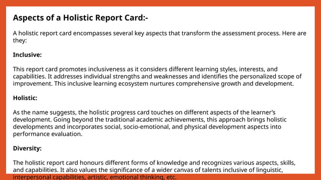 How Holistic Report Cards Enhance Student Learning & Performance ...