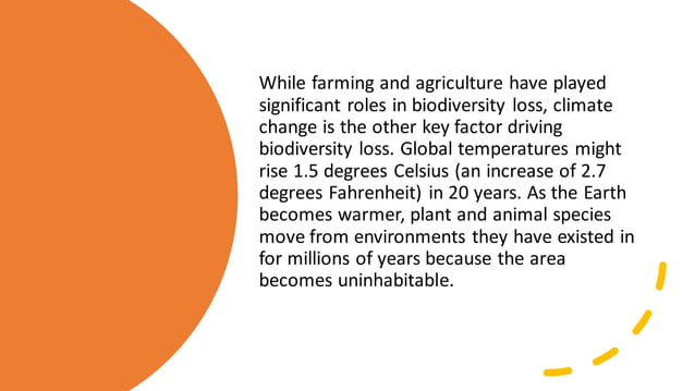 How Human Activity and Climate Change Impact Biodiversity | PPT