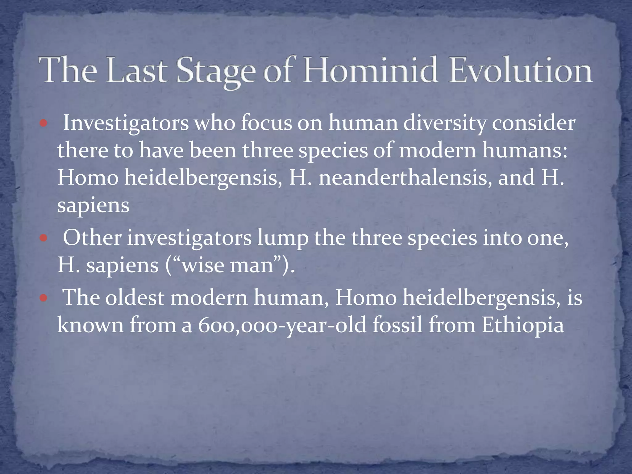 Evolution of Human | PPTX