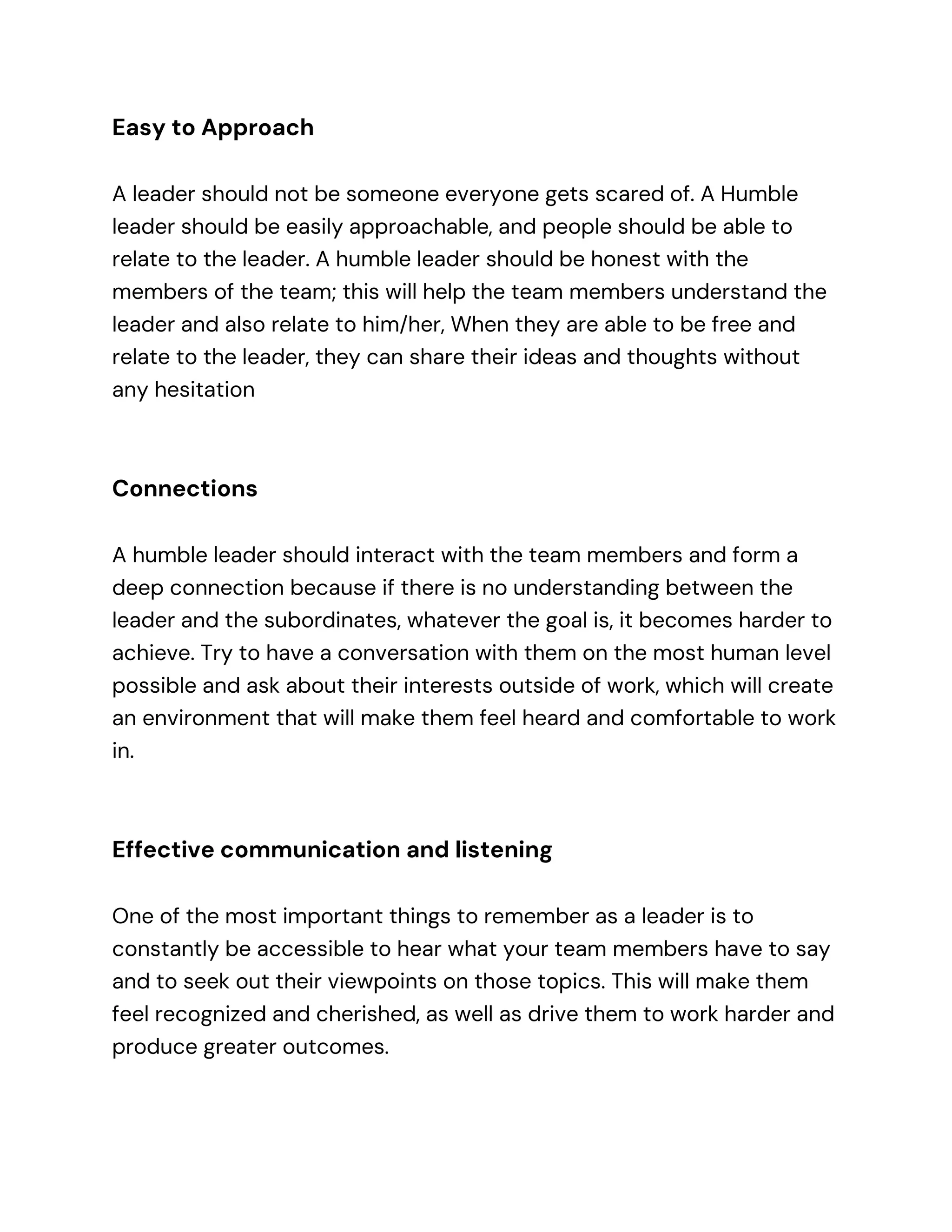 How Humility Makes the Best Leaders | PDF