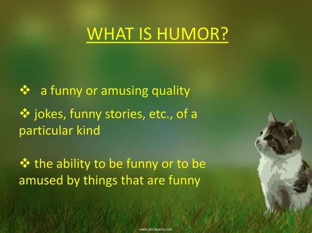 How humor heals | PPT