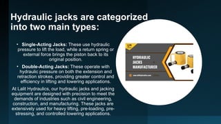 How Hydraulic Jacks Work - The Science Behind the Mechanism.pptx
